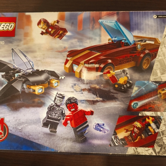 Lego | Toys | Lego Psl Marvel Iron Man Car Black Panther Vs Red Hukl ...